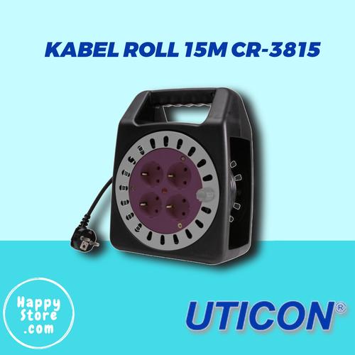 Jual Kabel Roll 15 Meter UTICON CR-3815 Cable Reel - Jakarta Utara ...