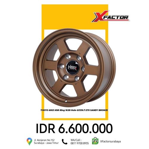 Jual Velg Mobil TRITON HSR TOKYO R16X8 6X139,7 ET0 SANDY BRONZE - Kota ...