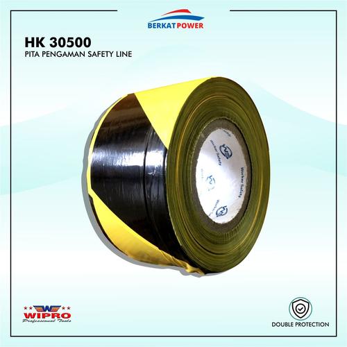 Jual Pita Pengaman Police Line Wipro Safety Reflective Yellow Black ...