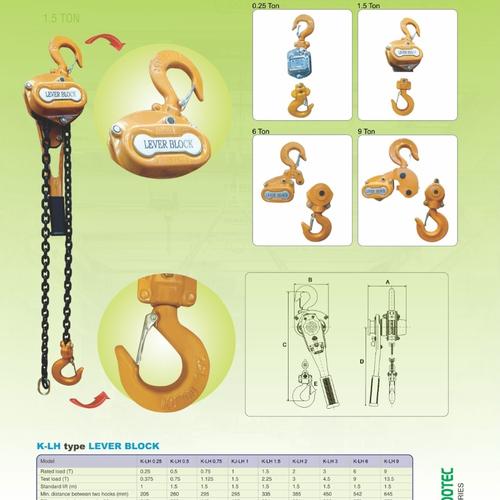 Jual Lever block 1.5 ton x 2.5meter Kondotec Japan - Jakarta Barat ...