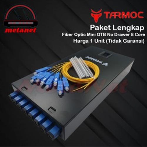 Jual Tarmoc Fiber Optic mini OTB 8 Core SC|Roset FO Besi 8C Lengkap ...