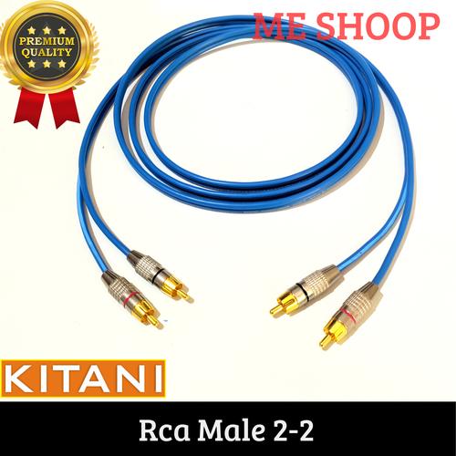 Jual kabel audio rca 2rca male to 2rca male KITANI - 5 meter - Kota ...