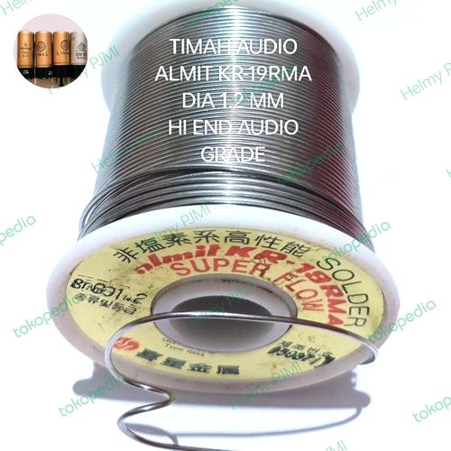 Jual 1 METER TIMAH SOLDER 1.2MM ALMIT KR-19 RMA KOREA HI END AUDIO ...