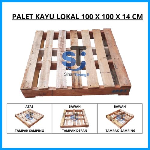 Jual Palet Kayu Lokal 100x100x14cm Palet Gudang Tatakan Barang Anti Rayap - Jakarta Utara ...