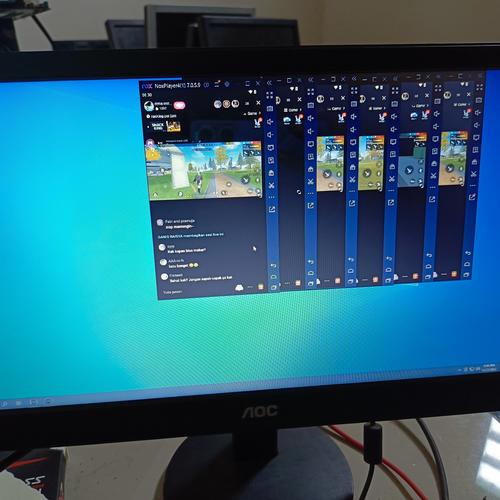 Jual Monitor aoc led 16inch sudah full hd atau resolusi 1980x1080 ...