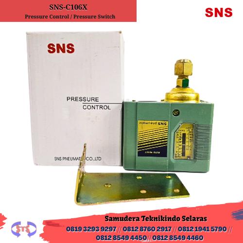 Jual SNS Pneumatic SNS-C106X Pressure Control / Pressure Switch - Kab ...