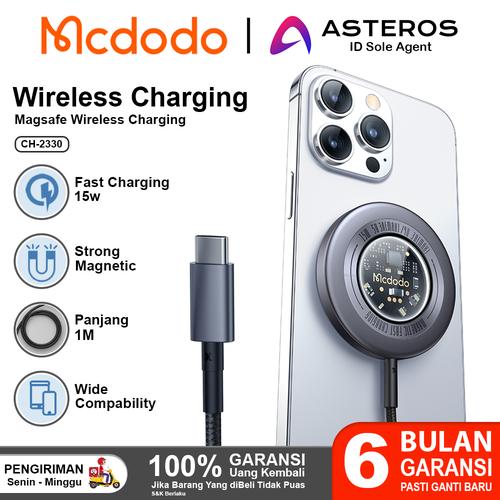 Jual MCDODO Charger Magsafe Wireless iPhone 15 Pro Max Fast Charging ...