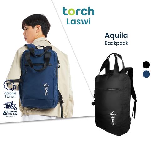 Promo TORCH Tas Ransel Punggung Laptop - Tote Bag Backpack Aquila-Navy ...