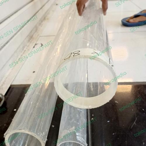 Jual Pipa akrilik bening 4" inch x 150cm / custom pipa akrilik ...