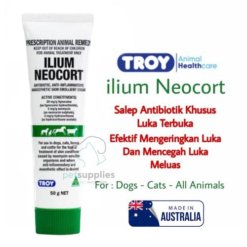 Jual salep antibiotik anjing kucing ILLIUM NEOCORT - Jakarta Barat ...