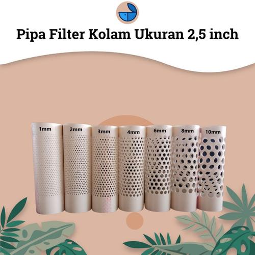 Jual Pipa Filter 2.5 Inch Lubang 8mm Panjang 20cm Pipa Rucika D - Kota ...