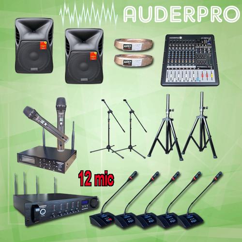 Jual SOUND SYSTEM CONFERENCE SYSTEM WIRELESS AUDERPRO E1 PAKAI 12 ...