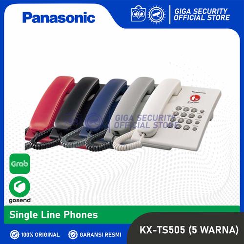 Jual PESAWAT TELEPON SINGLE LINE ANALOG PANASONIC KX-TS505 Garansi ...
