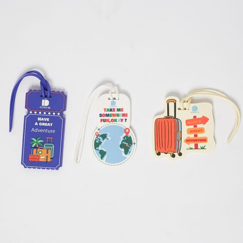 Jual Luggage Tag atau Gantungan ID card Koper ID seri 2024 - Biru ...