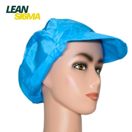Jual ESD Cap Hat Cleanroom Antistatic Topi Smock Anti Static - Biru ...
