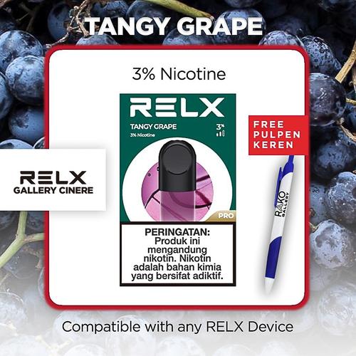 Jual Relx Pod Pro & Cotton All Flavors - Tangy Grape - Jakarta Selatan ...