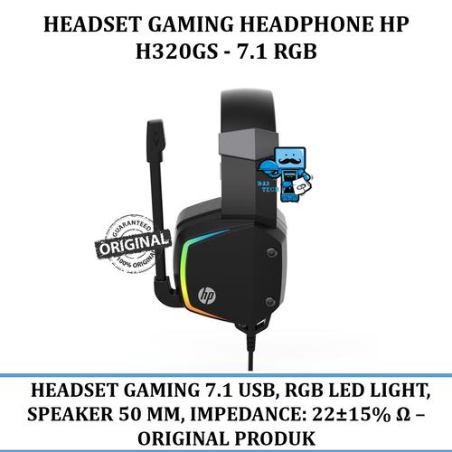 Jual Headset Gaming Headphone Hp H320gs - 7.1 Rgb - Original Produk ...