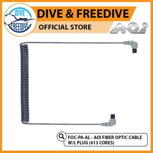 Jual FOC-PA-AL AOI Fiber Optic Cable Kabel with Angle SS Plugs and 613 ...