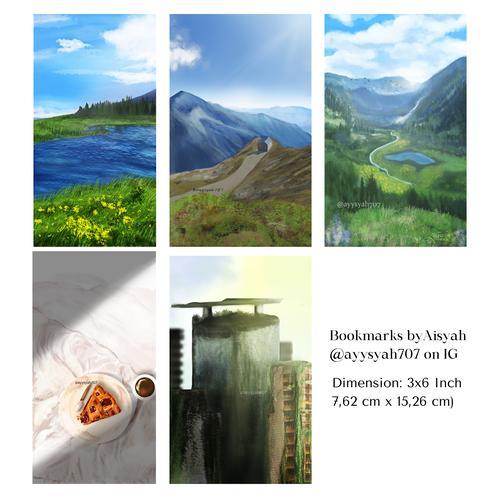 Jual Bookmark Prints by Aisyah Bookmark lucu Pembatas Buku Murah ...