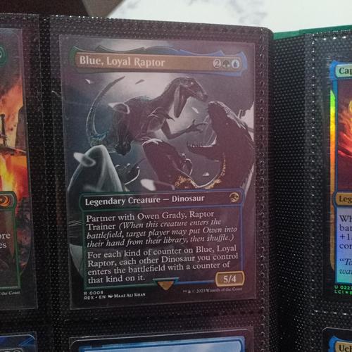 Jual Blue, Loyal Raptor MTG Jurassic Park world universe Beyond full ...