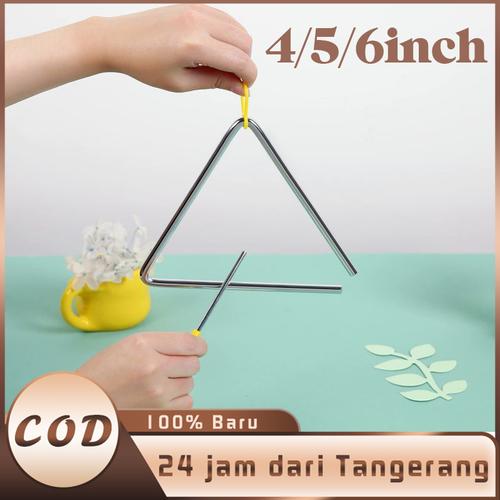 Jual Alat Musik Triangle 4/5/6 Instrument Triangle Alat Musik - 4inch ...