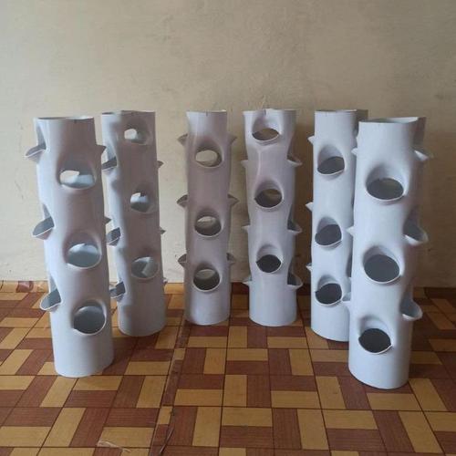 Jual Growing Tower Pot Paralon 4 Inch Tower Vertikal Garden 50 Cm - 12 ...