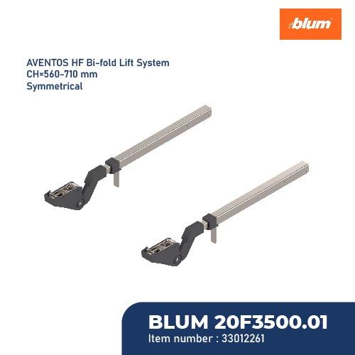 Jual BLUM LENGAN ENGSEL LIFT UP HIDROLIK AVENTOS HF BI-FOLD CH=560 ...