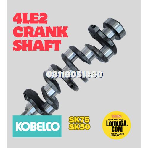 Jual CRANK SHAFT KOBELCO SK75 ENGINE ISUZU 4LE2 4LE-2 SK75-8 - Kab ...