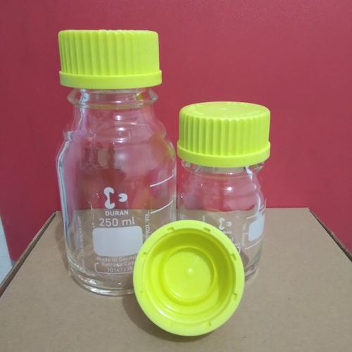 Jual Duran Tutup Lab Bottle Warna Kuning. Screw Cap GL-45 Yellow Duran ...
