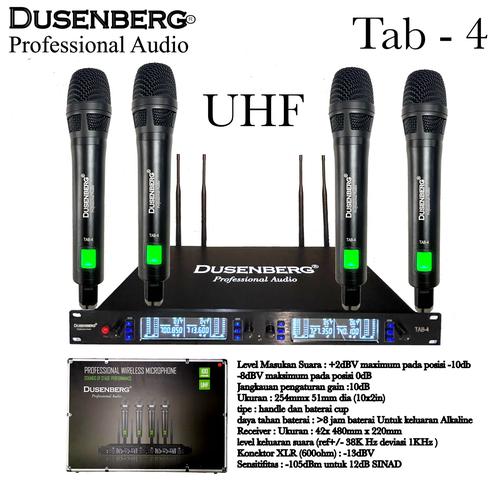 Jual 4 Microphone Wireless DUSENBERG TAB 4, Mic Karaoke indoor Outdoor..!!! - Jakarta Barat ...