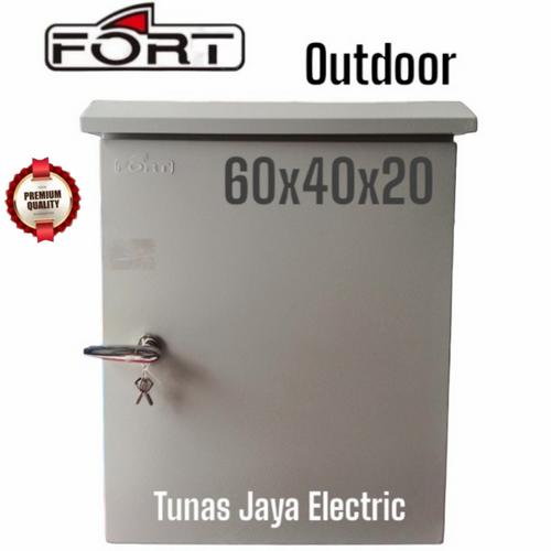 Jual Box Panel Metal Model Topi INDOOR/OUTDOOR 60x40x20 IP55 FORT ...