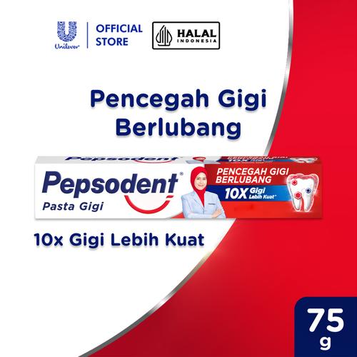 Promo Pepsodent Pasta Gigi Pencegah Gigi Berlubang White - 75G ...
