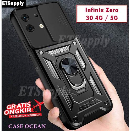 Jual Infinix Zero 30 4G 5G Hard Case Camshield Cover Armor Ring Stand ...