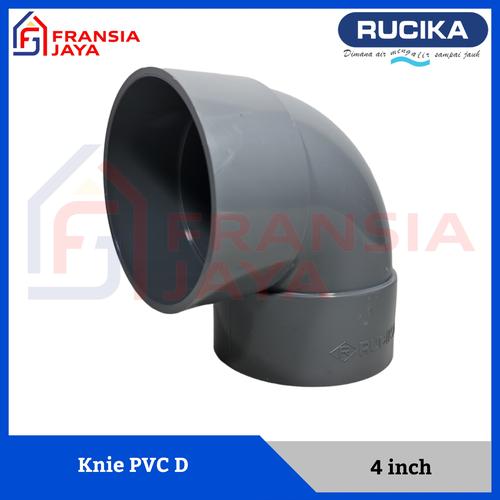 Jual Rucika Knie PVC D 4 inch Sambungan Fitting Pipa Air Pralon Elbow ...