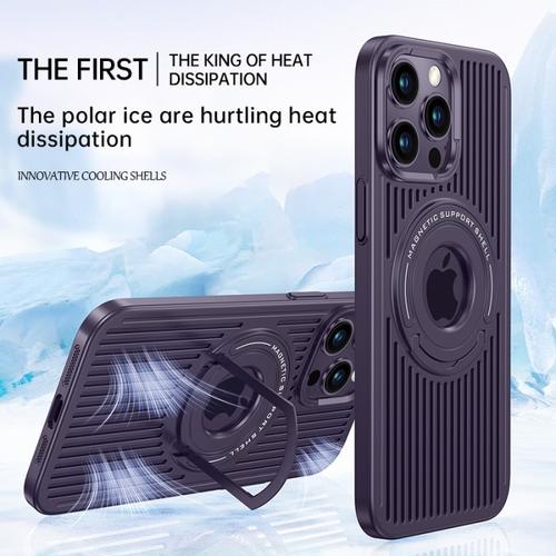Jual Case iPhone 15 Pro Max 15Pro Promax Cooling Anti Heat Stand Casing ...