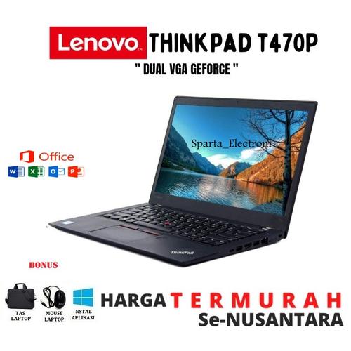 Jual MURAH LAPTOP LENOVO THINKPAD T470P CORE i5 GEN 7TH NVIDIA/16GB SSD ...