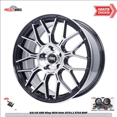 Jual Velg Racing Mobil RAI-S5 Ring 18 HSR Innova Civic Zenix Nav1 ...