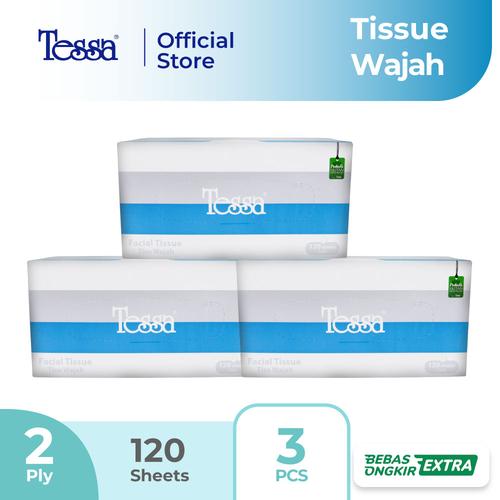 Promo Tissue Tessa - Facial Box Tissue 120s 2p - 3SET - - Tissue Tessa ...