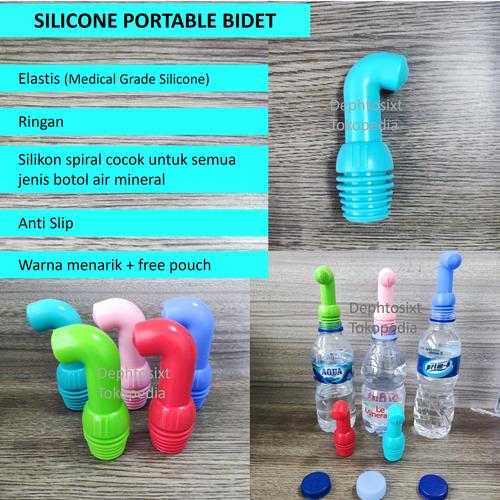 Jual Bidet portable travel nozzle selang semprotan cebok silikon - Ungu ...
