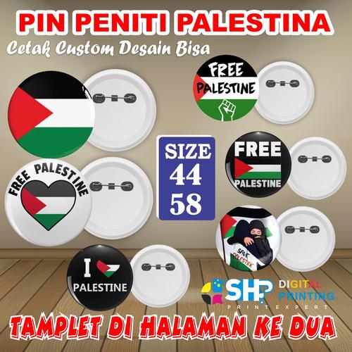 Jual Pin Peniti Bender Palestina Pin Tema Palestina - Pin 58mm, Glossy ...