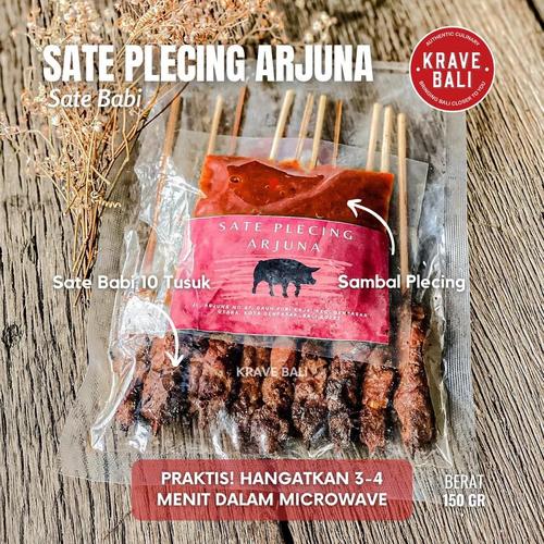 Jual Sate Babi Plecing Arjuna Makanan Khas Bali Asli 150 Gr New ...