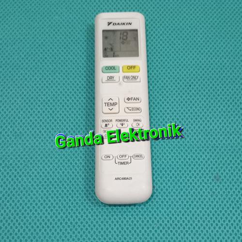 Jual Remot AC Daikin ARC480A21 Original - Jakarta Timur - Ganda Elektronik | Tokopedia