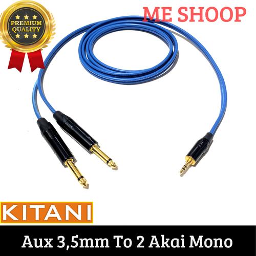 Jual Kabel Jack Audio Tasker Mini Stereo 3.5 To Akai Mono 6.5 Cabang ...