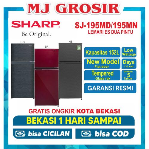 Jual KULKAS SHARP SJ 195 MD LEMARI ES 2 PINTU SJ195MD SJ 195MD - Kota ...