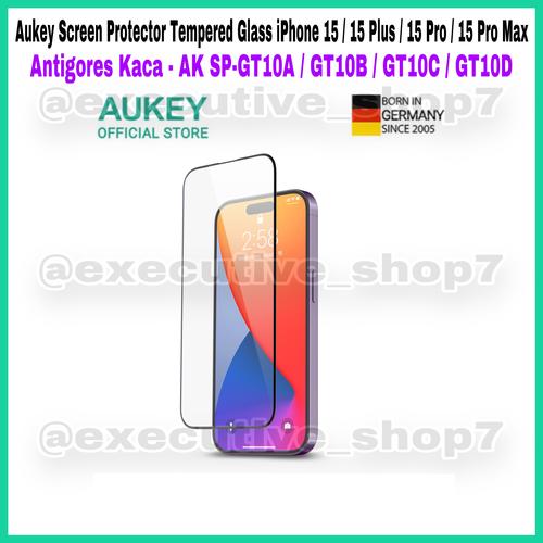 Jual Aukey Screen Protector Tempered Glass iP 15/15Plus/15Pro/15ProMax ...