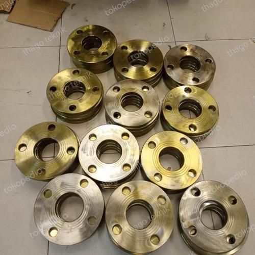 Jual flange besi jis 5K 3" inch carbon steel 5 k DN 80 4 lobang baut ...