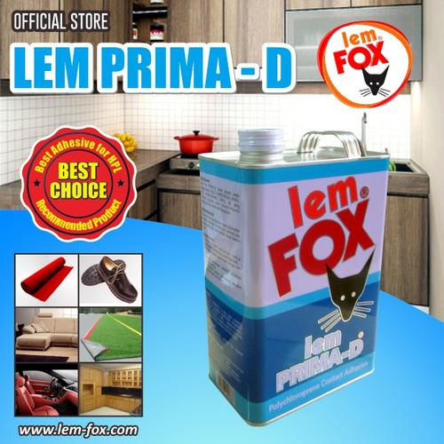Promo Lem Fox Lem HPL Lem Kayu Lem Karet Prima D Gallon 2.5 kg ...