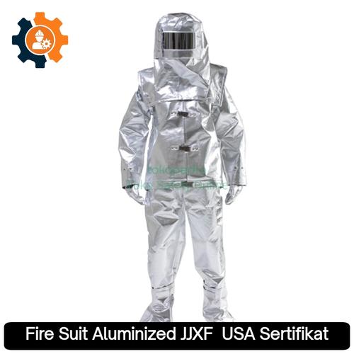 Jual Fire Suit Aluminium JJXF / Baju Tahan Api - Fireman Suit Fullset ...