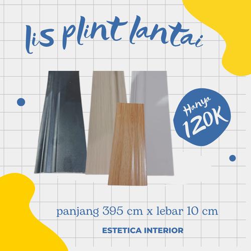 Jual Lis Plint Lantai PVC Lebar 10 cm Panjang 395 cm Harga Per Batang ...