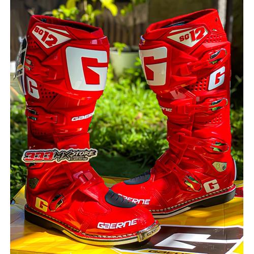 Jual Boots Gaerne SG12 Red Offroad Sepatu Gaerne SG12 Trail Red Original - 43 - Kab. Bandung ...